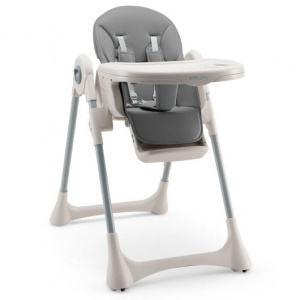Foldable Height Adjustable High Chair with Footrest for Babies - dynacart