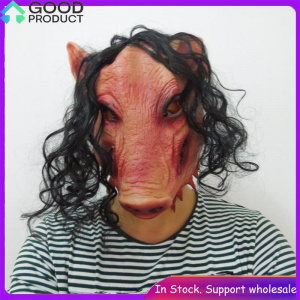 Halloween Scary Mask Classic Pig Head Scary Masks Cosplay Party ...