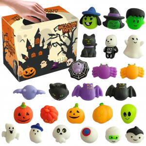 Halloween Squishy Toys in Adorable Kawaii Zombie Ghost Patterns Mini ...