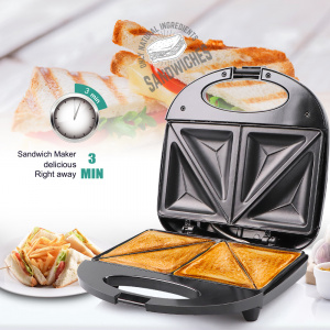 220v Household Electric Egg Sandwich Maker Double-sided Bread Breakfast ...