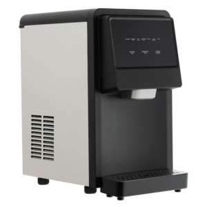 Self Dispensing Countertop Nugget Ice Maker-Silver - dynacart